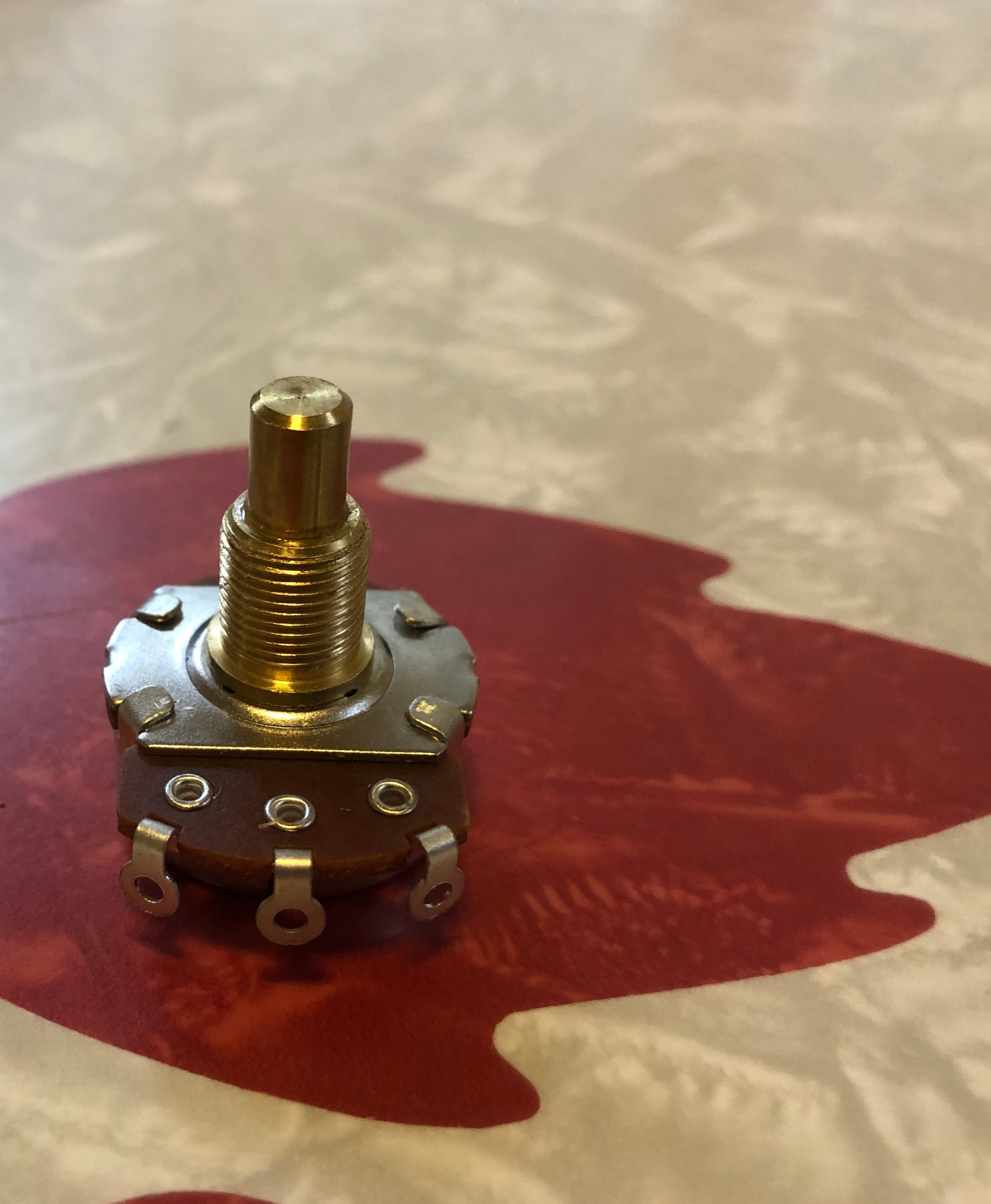 1 Meg Pot with Solid Brass Shaft 3/8", #1MB – Angela Instruments