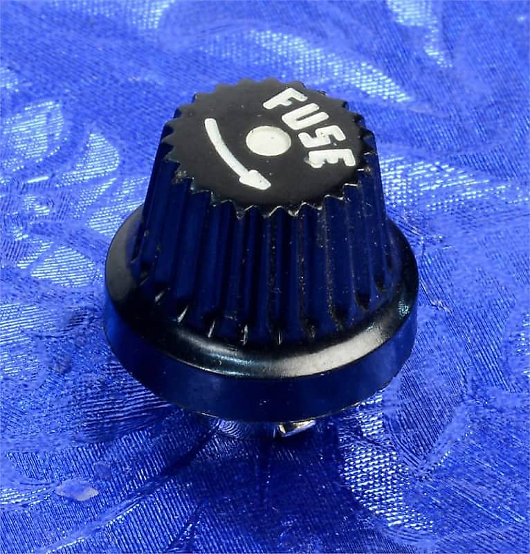 '60s USA Conical Fuse Cap For Fender Amps Very Good Used Working Condi ...