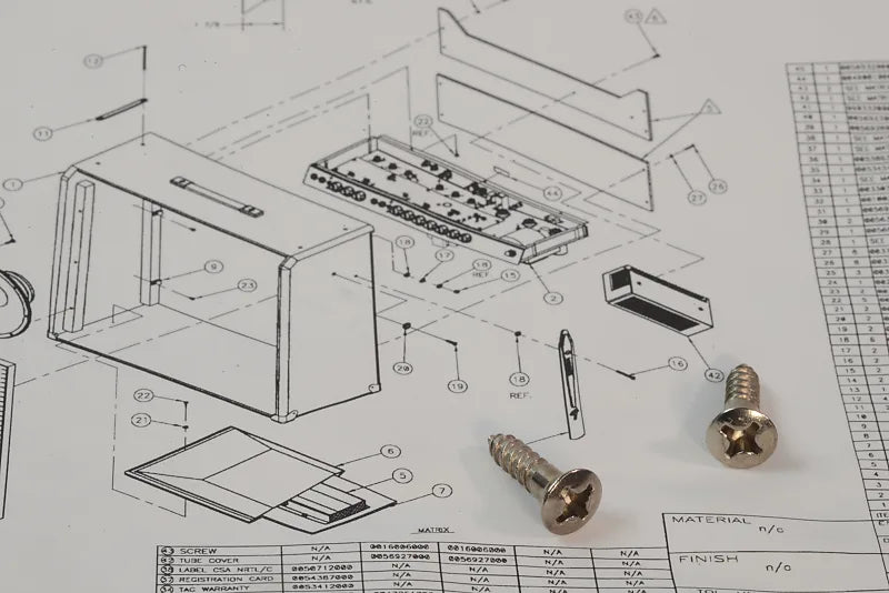 Tilt Back Leg Stop Screws For Vintage Fender Amps x2, #TBL2 – Angela ...