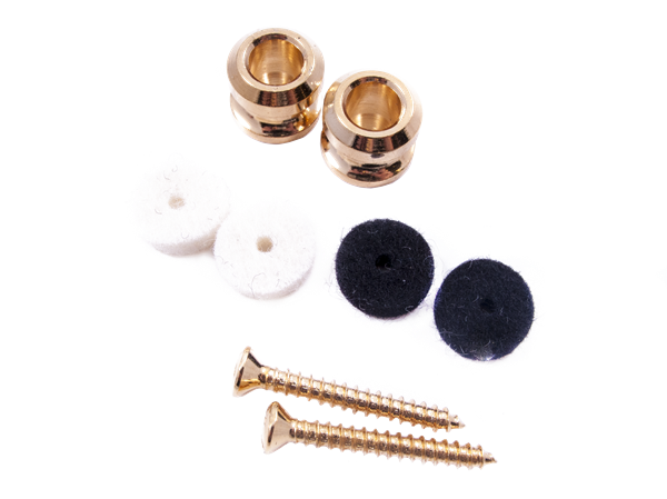 Fender American Standard Strap Buttons, Gold, Set of Two, 0994914200 ...