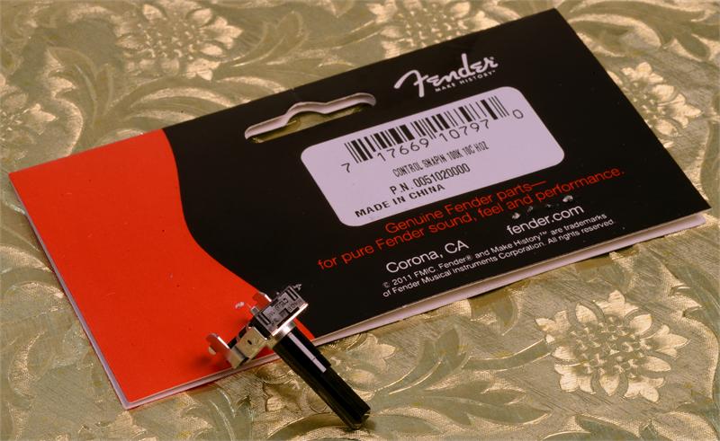 Fender Amp Pot, Snap In Control 100K 10C HOZ, 0051020000 – Angela ...
