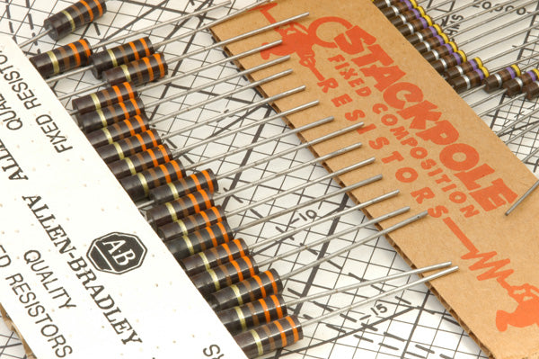 Carbon Comp 1 Watt Resistor – Angela Instruments