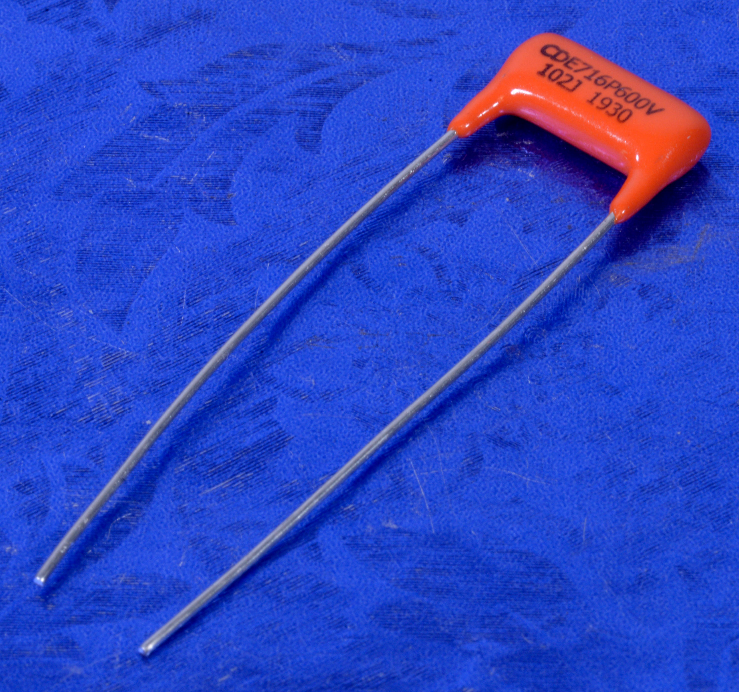 CDE 716P Orange Drop Premium Capacitor, .001uF/600VDC – Angela Instruments