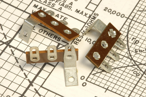 Standard 3 Lug Brown Terminal Strip, Set of 3, #33TS – Angela Instruments
