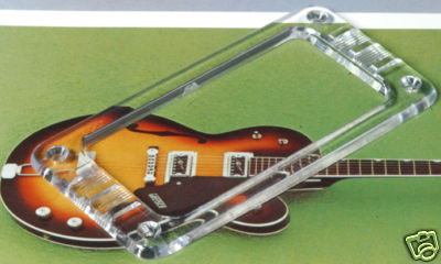 Gretsch Clear Acrylic Plexi Pickup Mounting Ring Bezel with 4 Mounting ...