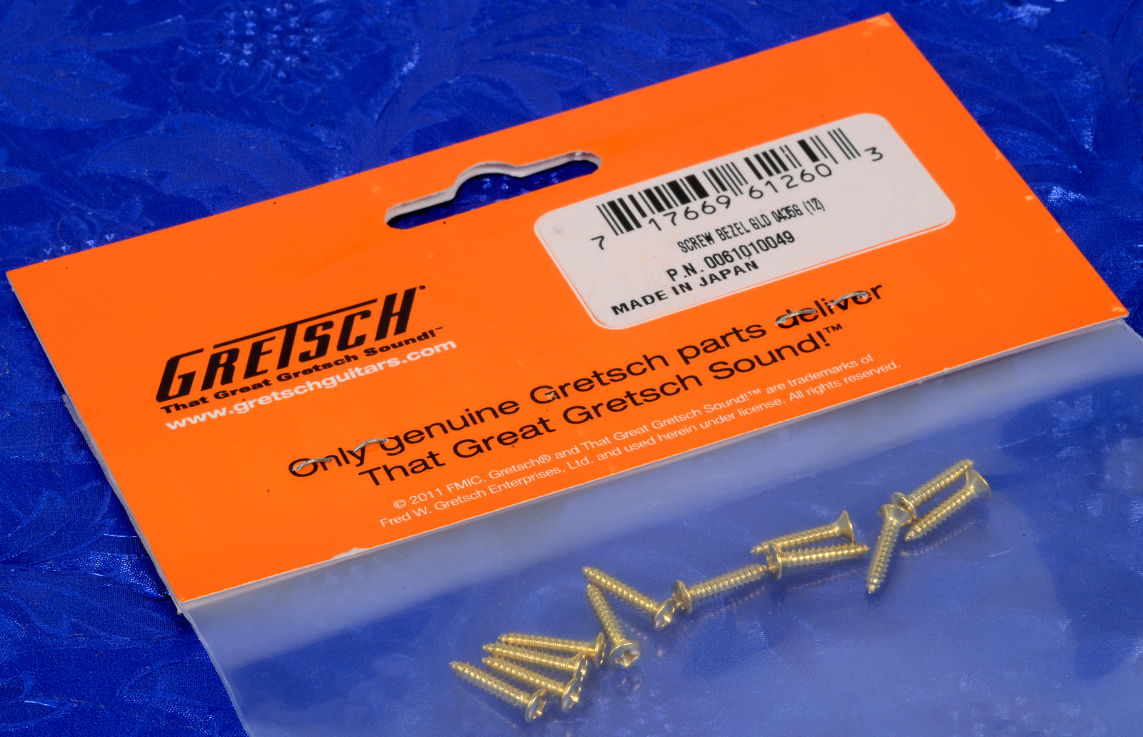 Gretsch Gold Phillips Head Filtertron Pickup Bezel Mounting Screws x12 ...