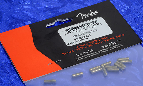 Fender '51 P Bass Bridge Saddle Height Adjustment Screws, One Dozen, 0 ...