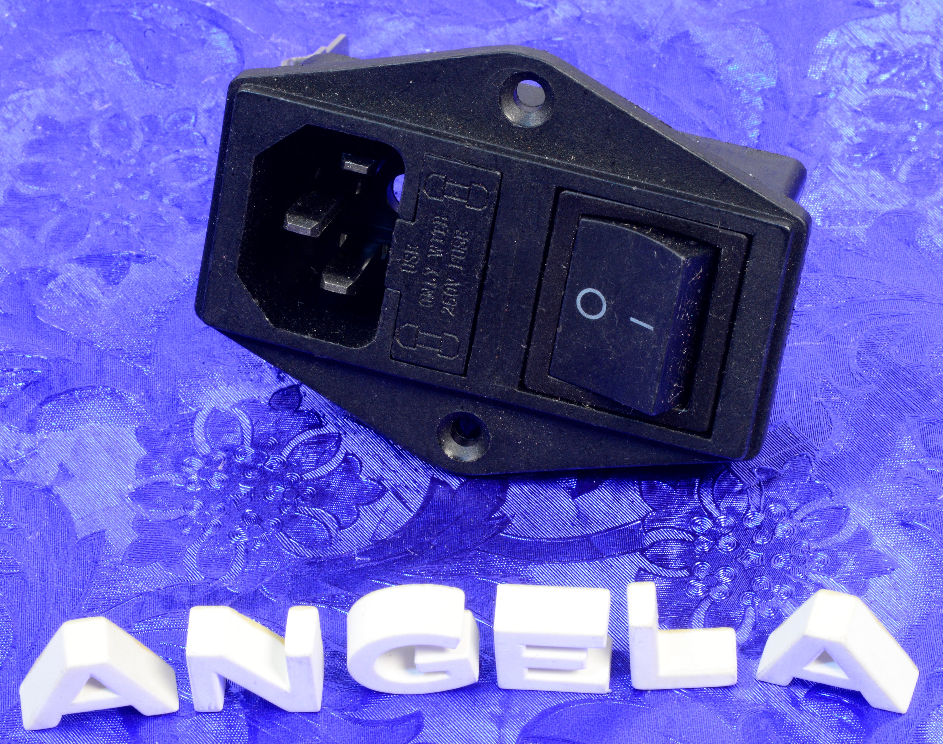 Three Wire IEC AC Inlet Port With Switch, Two Leg Fuses, #IECSWITCH ...