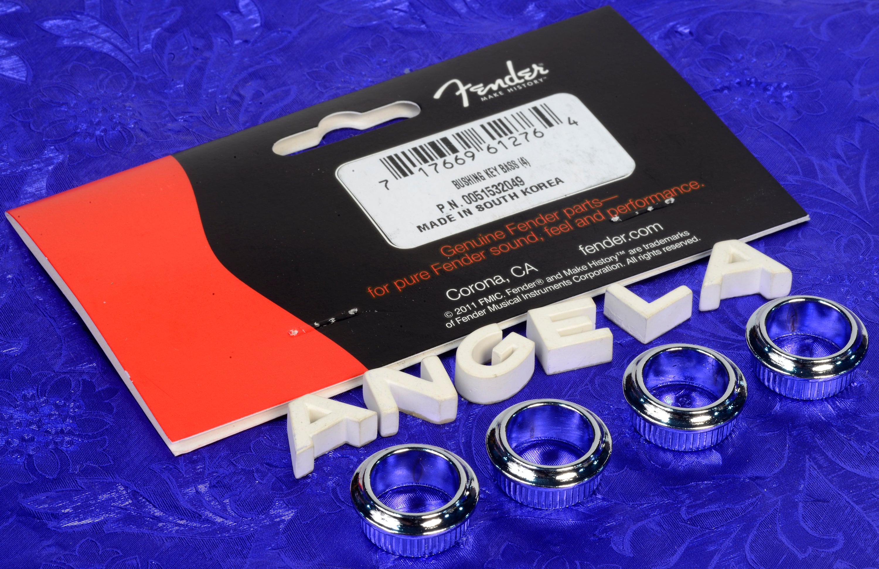 Fender Standard Bass Tuner Bushings Chrome, 0051532049 – Angela Instruments