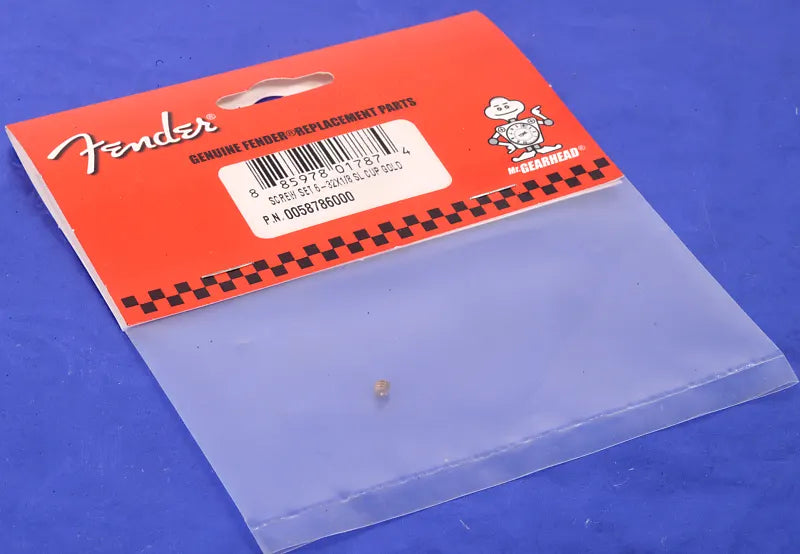 Fender Gold Screw, One, 0058786000 – Angela Instruments