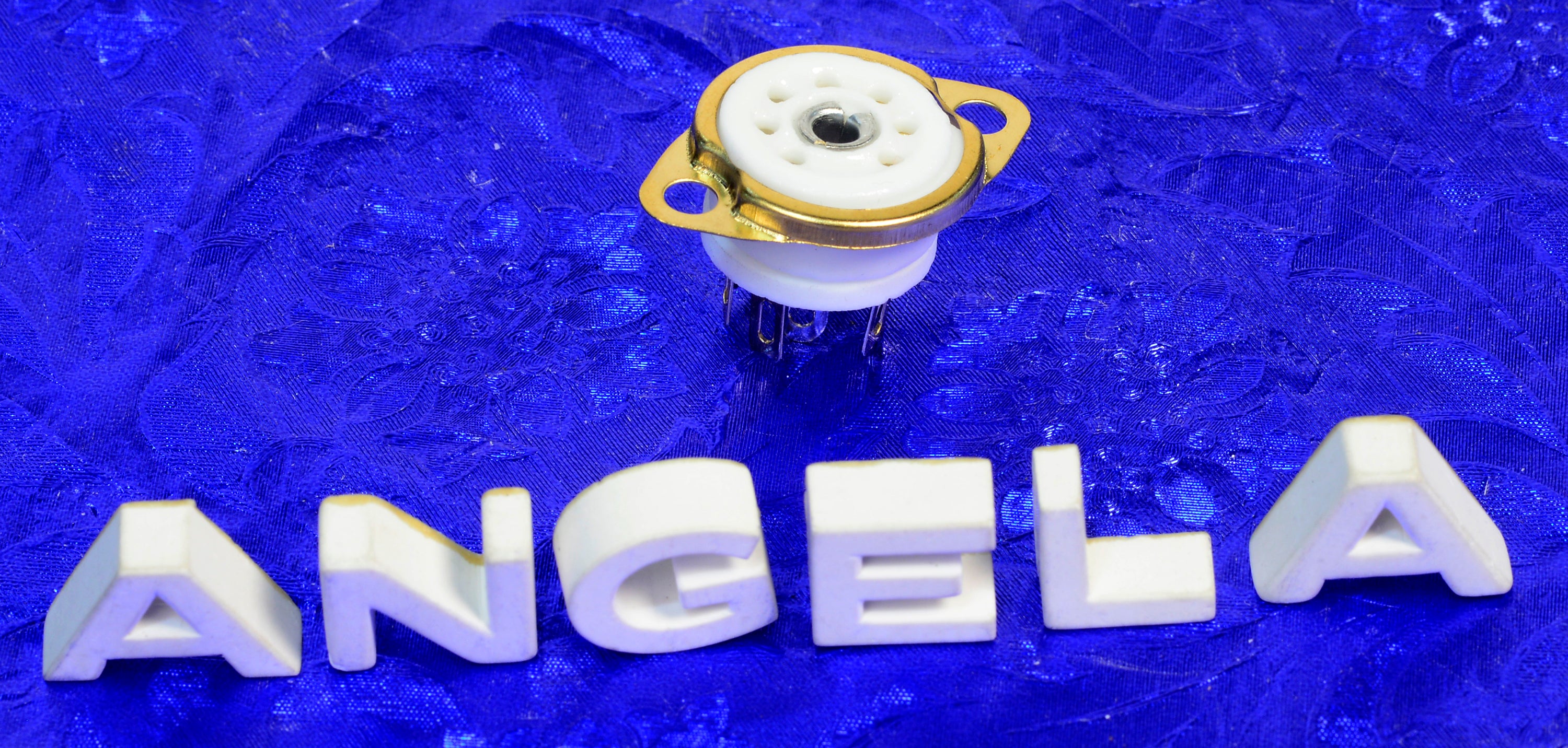 7 Pin Chassis Mount Ceramic & Gold Tube Socket Fits 6C4, 6AQ5, 6X4, 50 ...