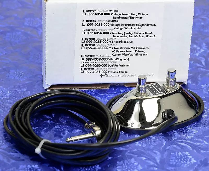 Fender Foot Switch, 2 Button For "Late" Vibro King 0994059000 – Angela ...