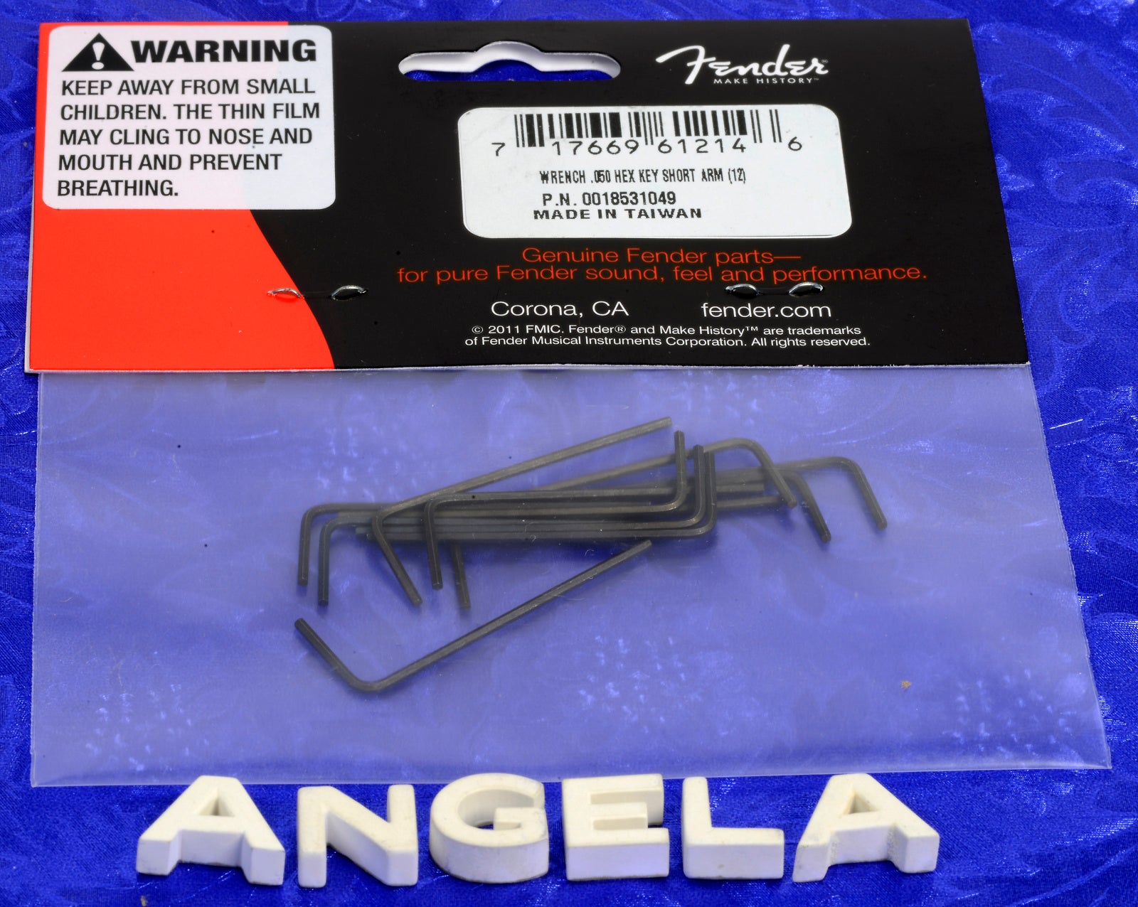 Fender Bridge Saddle Height Wrenches x12, 0018531049 – Angela Instruments