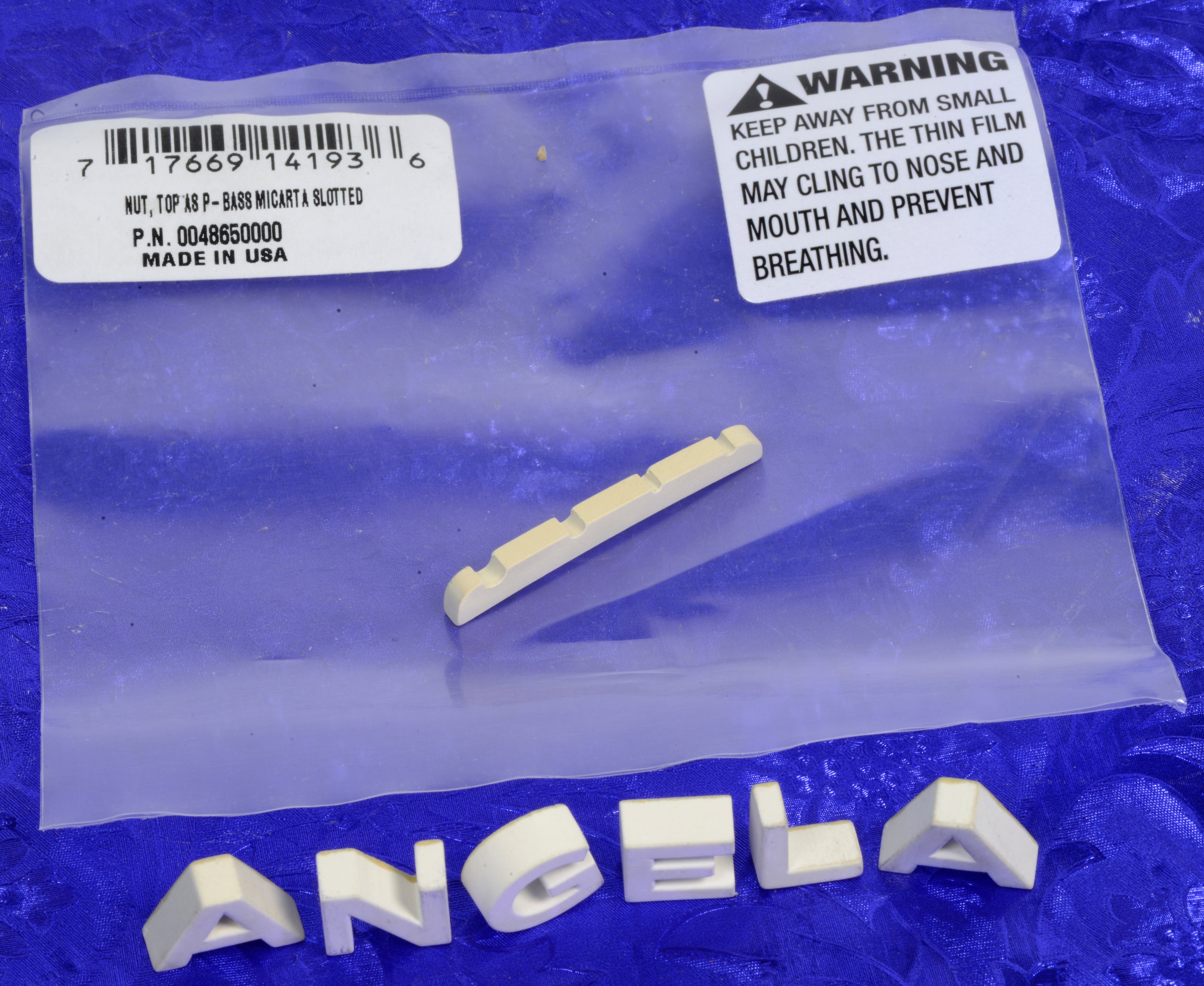 Fender American Series Precision Bass String Nut Pre-Slotted Micarta ...