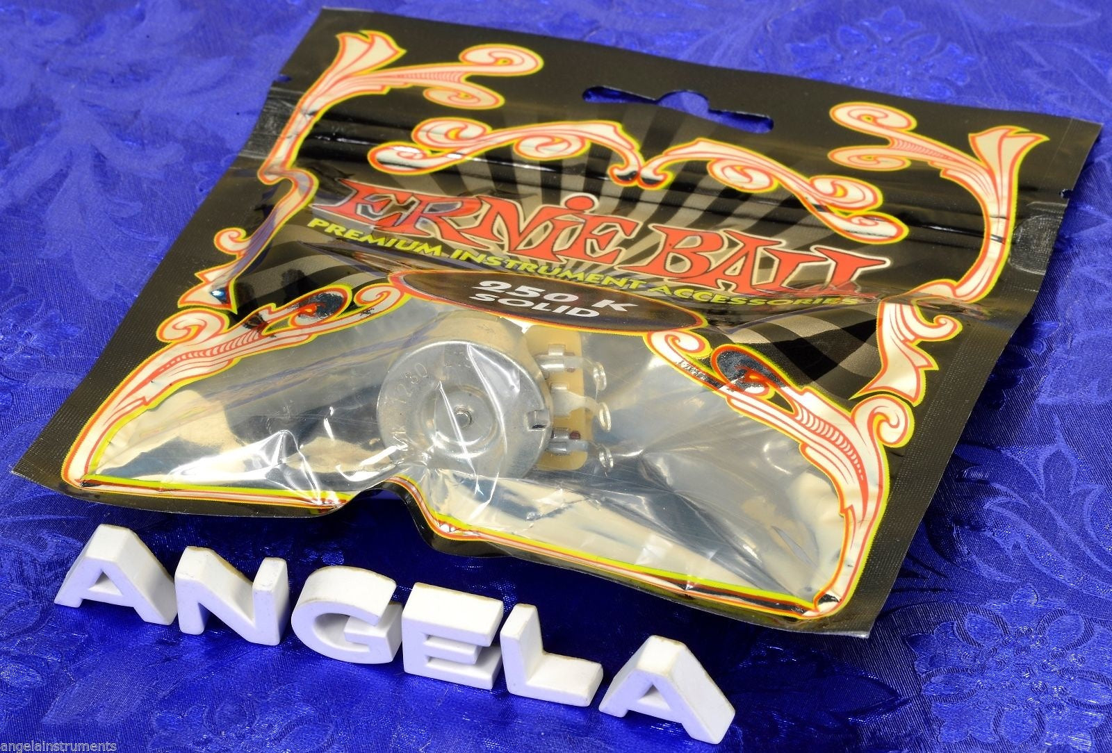 Ernie Ball 250K Solid Shaft Potentiometer For Fender Tele, Bass Tone A ...
