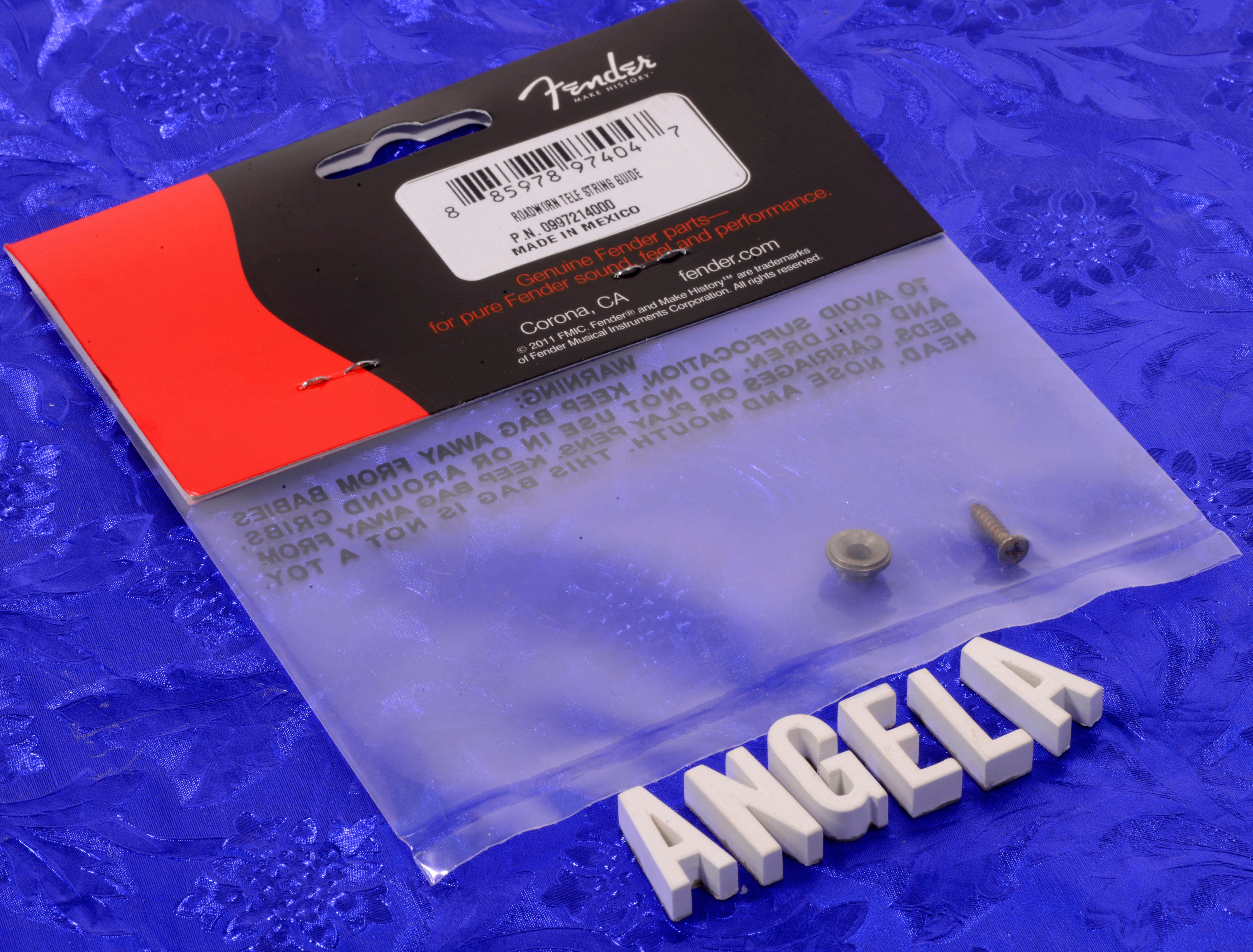 Fender Road Worn Aged Tele Strat String Tree Guide, 0997214000 – Angela ...