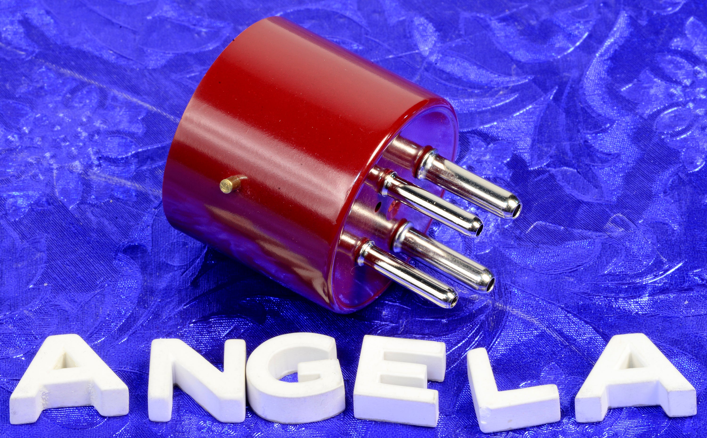 4 Pin UX4 Red Oxblood Phenolic Tube Base For 2A3, 300B, 45 And Similar ...